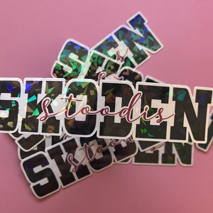 Skoden -stoodis 6.5 Inch X 1.5 Inch Holographic Stickers - Great for ...