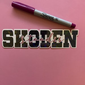 Skoden -stoodis 6.5 Inch X 1.5 Inch Holographic Stickers - Great for ...
