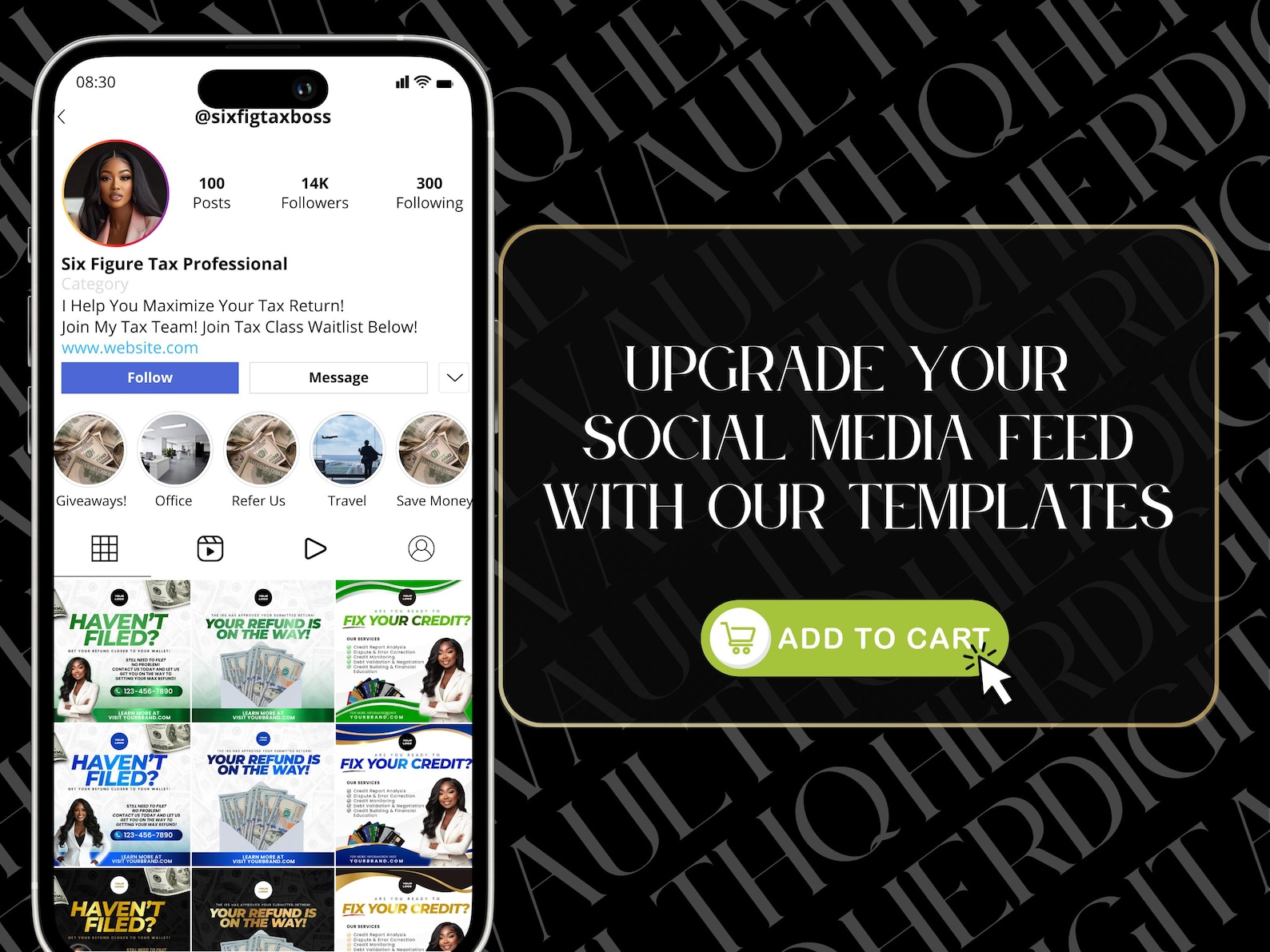 10 Tax Preparation Services Flyers, Tax Prep, Tax Season Flyers, Canva ...