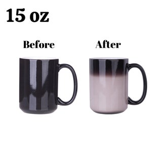 Personalized Color Changing Mug, Custom Heat Activated Coffee Cup (11 ...