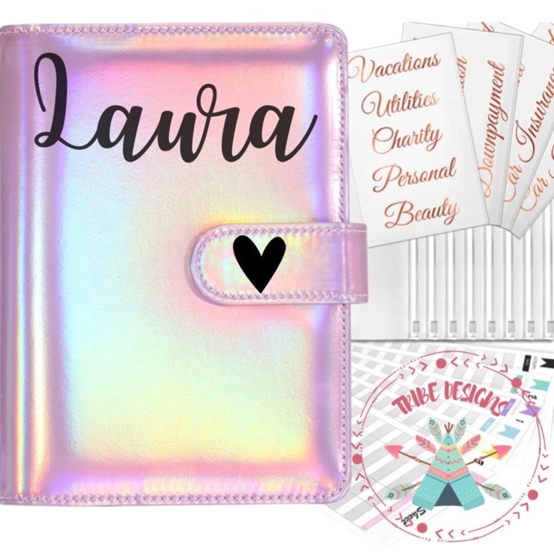 Mermaid Pink Budget Planner Wallet - Etsy