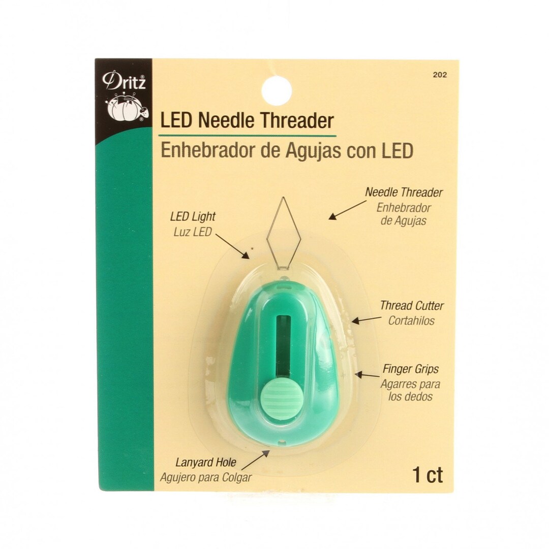 Dritz Needle Threader With LED Light - Etsy
