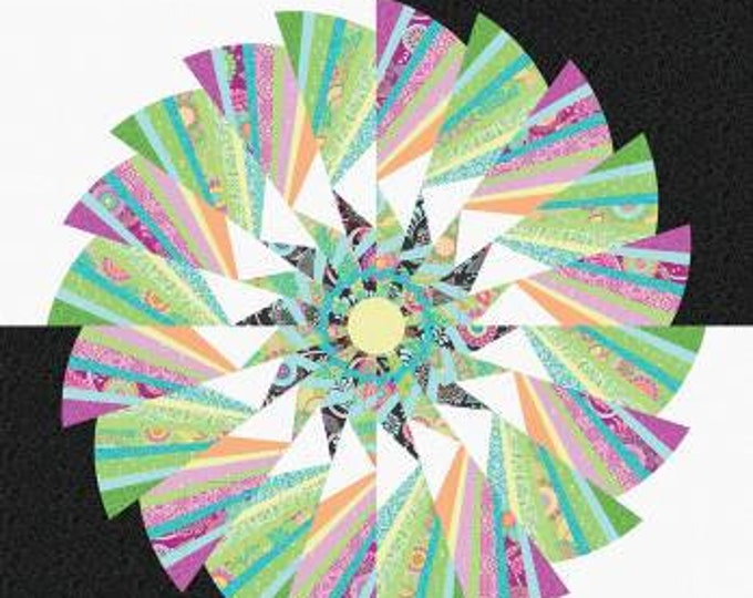 TWIRL Quilt Pattern From Amanda Murphy Designs 70.5 in X 70.5 In - Etsy