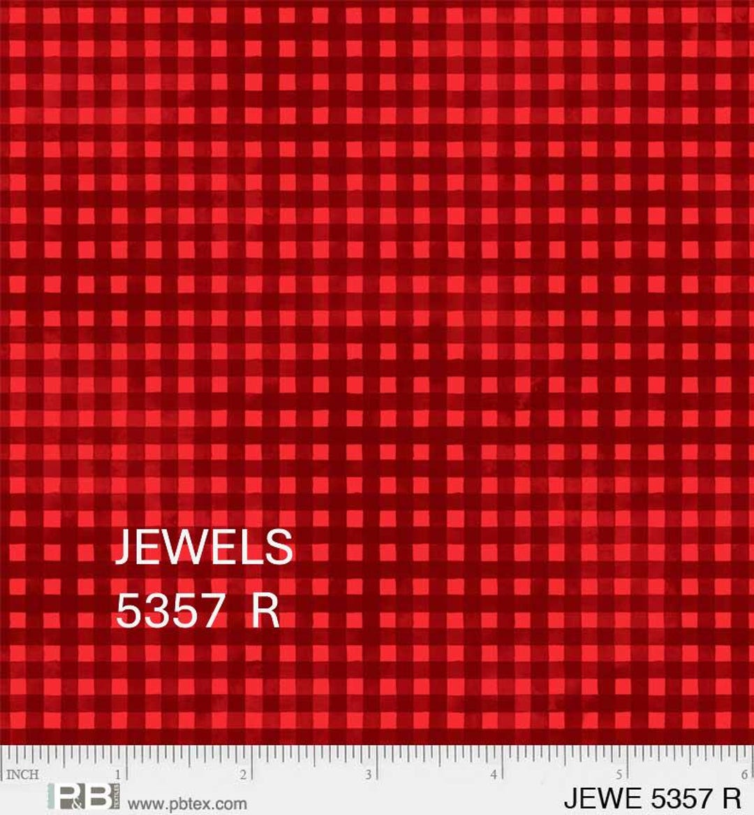 Jewel 5357 Gingham FOUR Color Options 1 = 1/2 YARD - Etsy