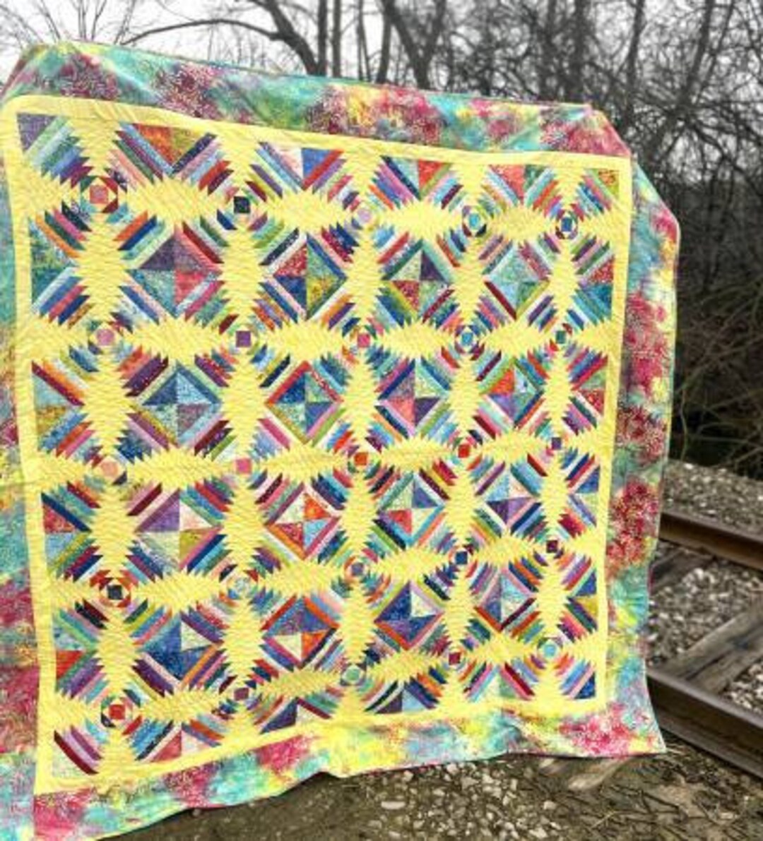Pineapple Smoothies Quilt Pattern Card - Etsy