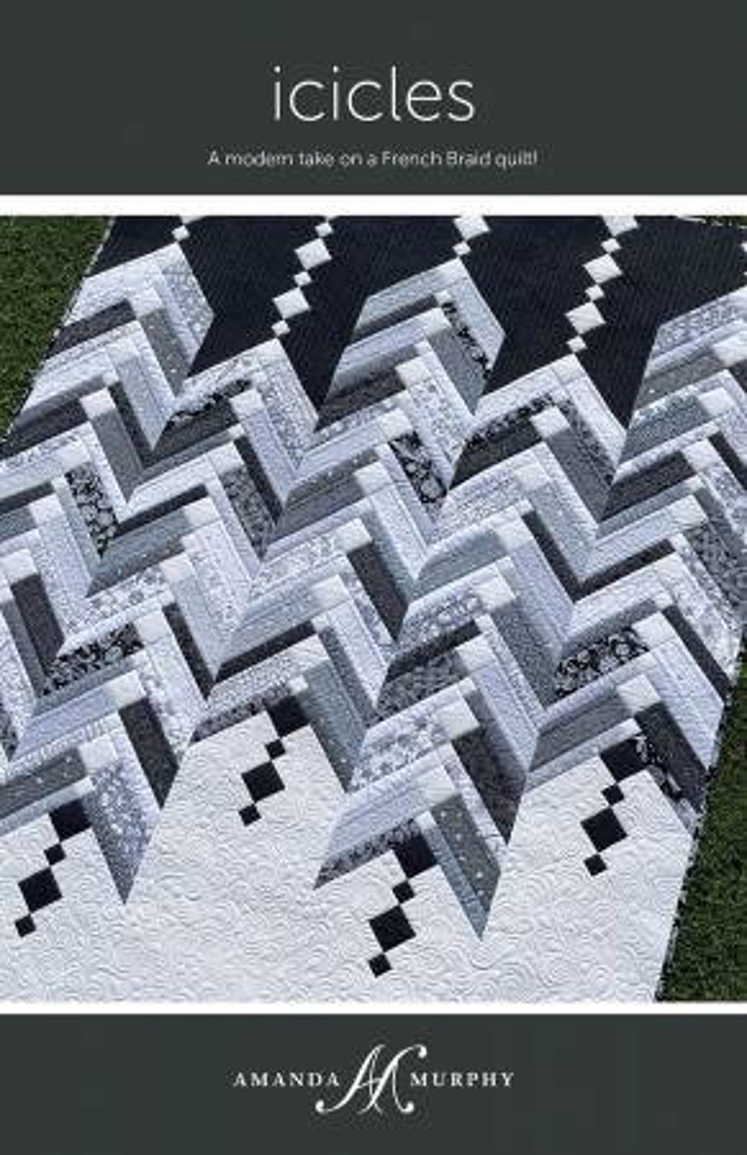 ICICLES Quilt Pattern From Amanda Murphy Designs 50 1/2in X 68 1/2in - Etsy
