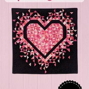 MINI Exploding Heart Quilt Pattern by Slice of Pi Quilts - Etsy