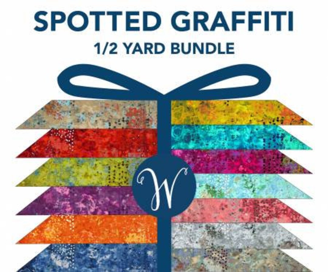 Spotted Graffiti 1/2 Yard Cuts - 13 Prints in Bundle by Windham - Etsy