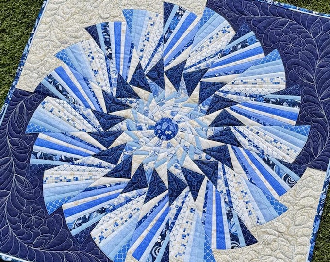 Twirl Quilt Pattern 70 X 70 Amanda Murphy Paper Foundation Piecing ...