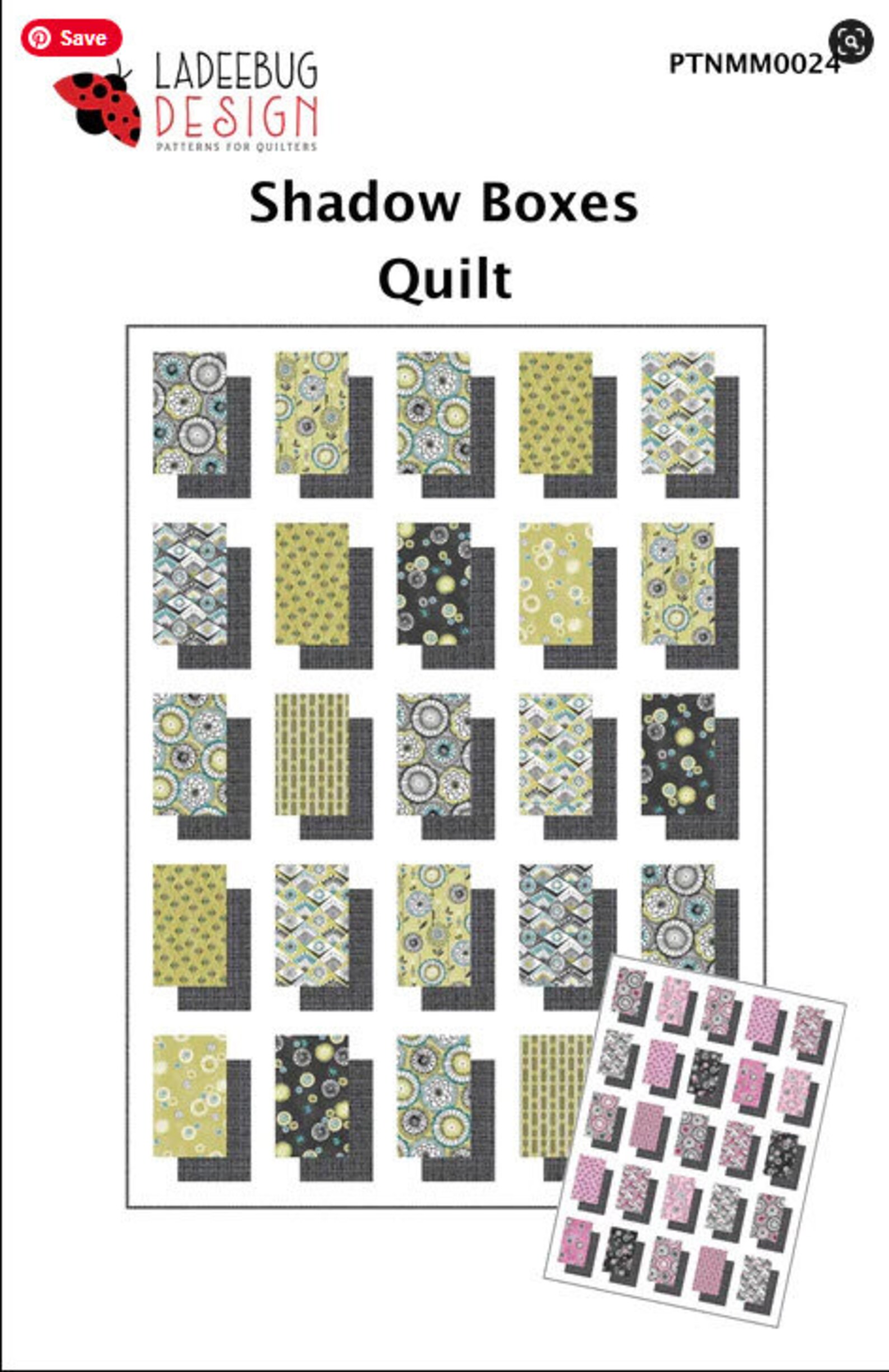 Shadow Boxes Quilt Pattern by Ladeebug Design - Etsy