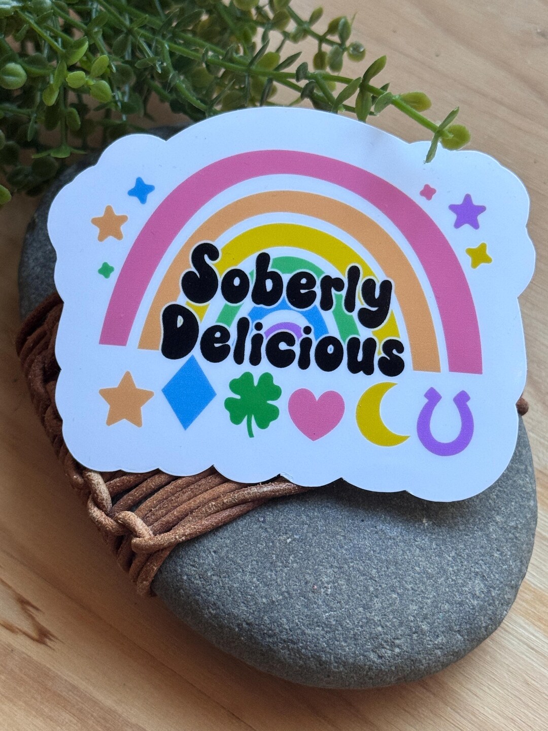 Soberly Delicious Sober Sticker Supporting Sobriety and Sober Lifestyle ...