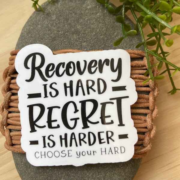 Recovery Sticker - Etsy
