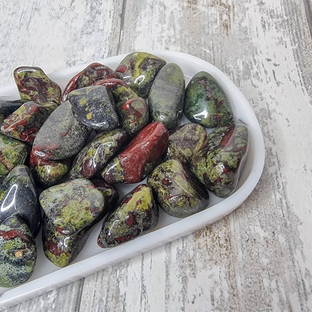 Dragon Stone Tumblestone Dragon Blood Jasper Gemstone Crystal - Etsy
