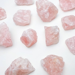 Rough Rose Quartz Chunk Raw Gemstone Crystal - Etsy