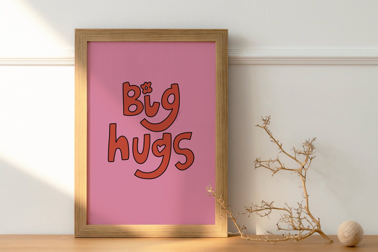 Modern AESTHETIC BIG HUGS Styled Poster Print Funky A4 - Etsy