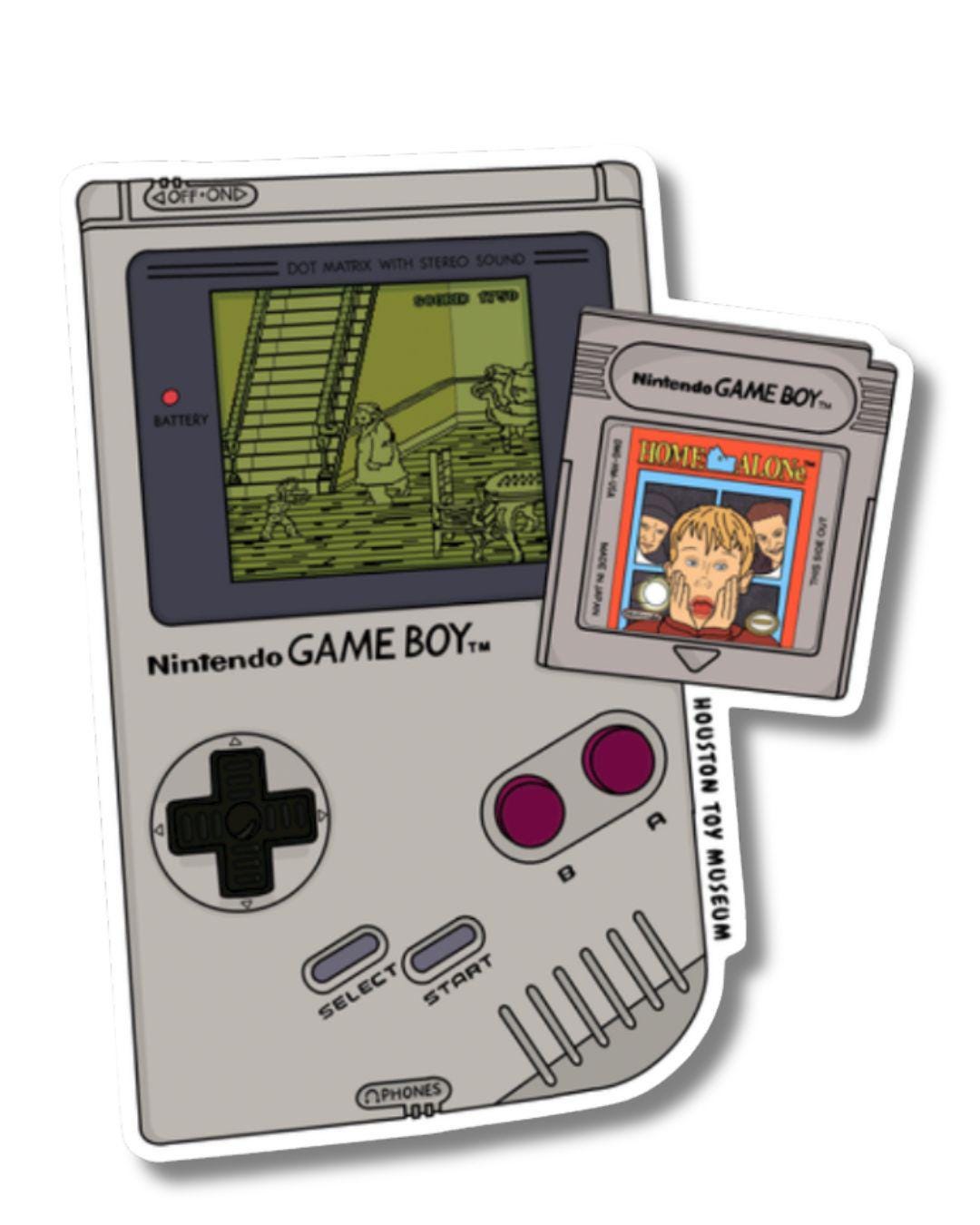 Nintendo Gameboy Home Alone Game Vinyl Sticker Decal - 1990s ...