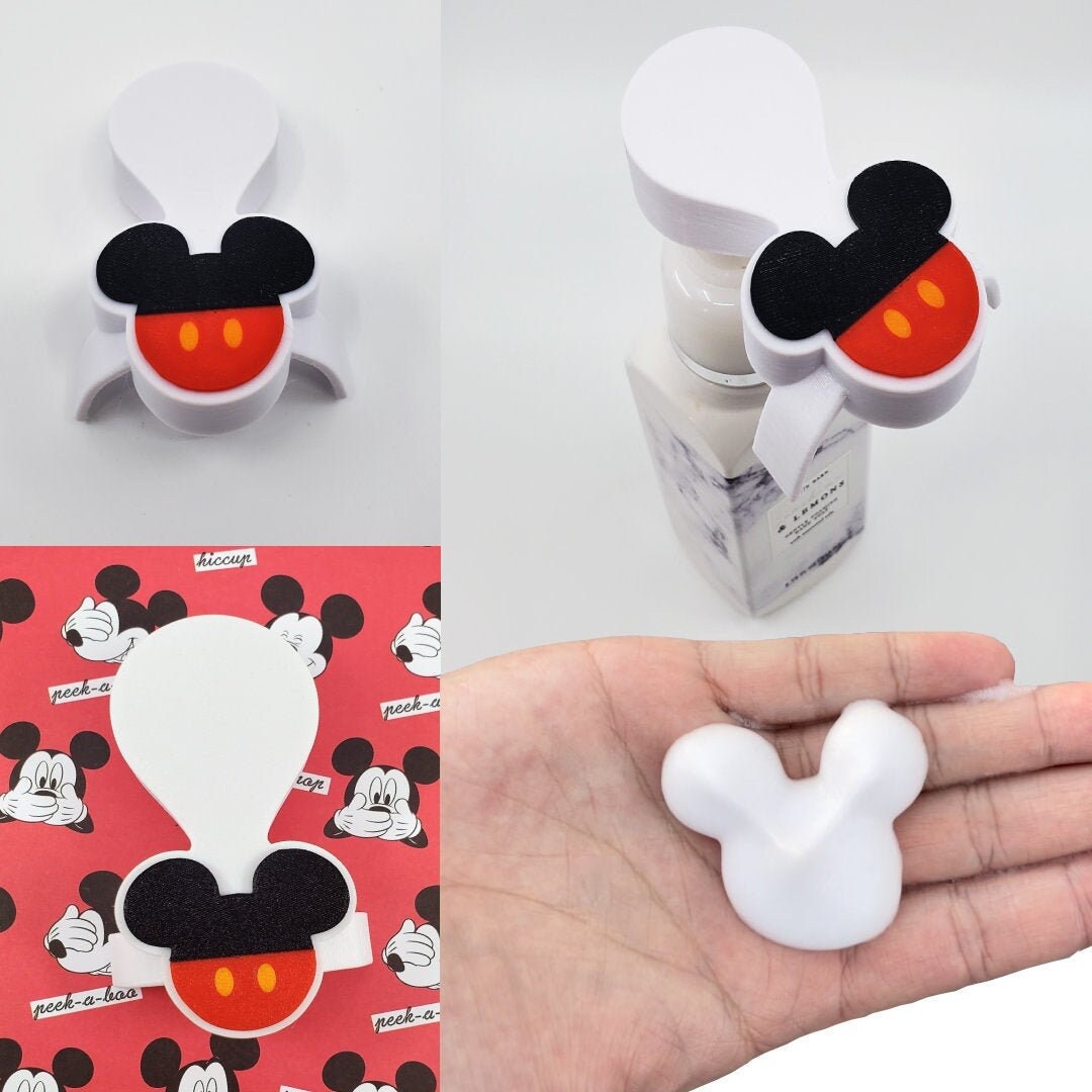 Mickey Mouse Classic Foaming Soap Adapter, Mickey Mouse Home Decor ...