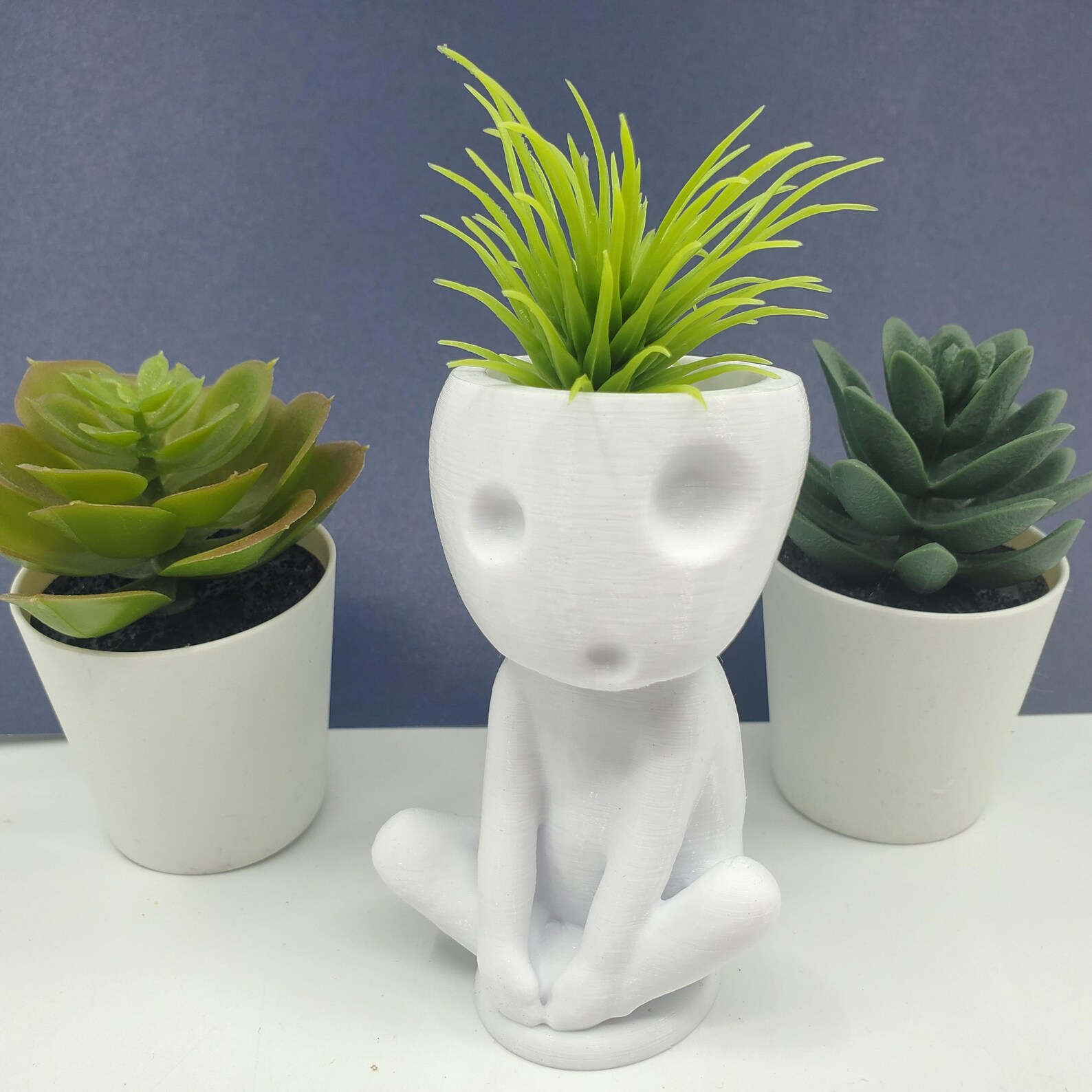 Kodama Planter, Tall Tree Spirit, Air Plant Holder, Succulent Plant Pot ...