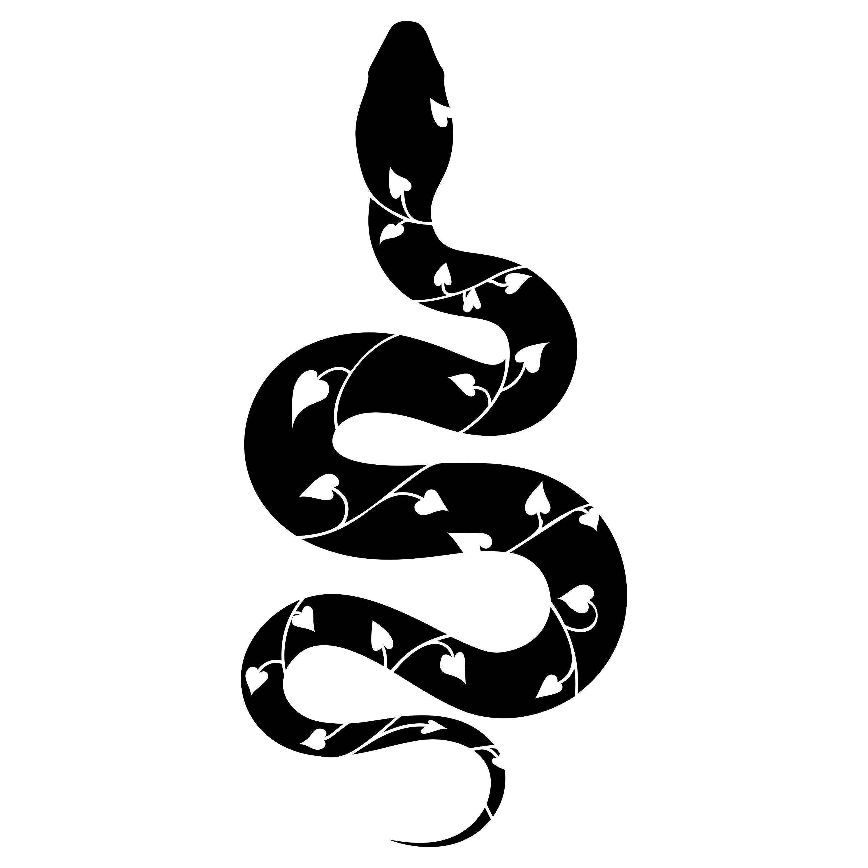 Floral Snakes Bundle SVG Botanical Garden Snake SVG Clipart Botanical ...