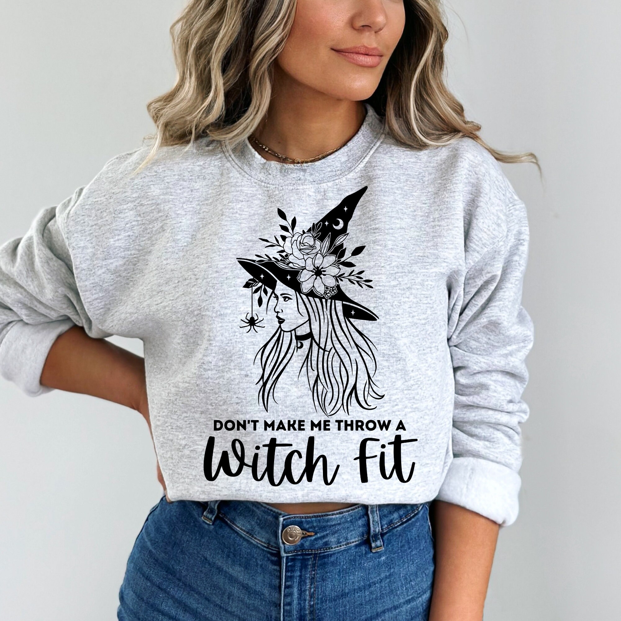 Lustige Hexe SVG Clipart Halloween SVG - Hexe Fit Halloween SVG Clipart ...