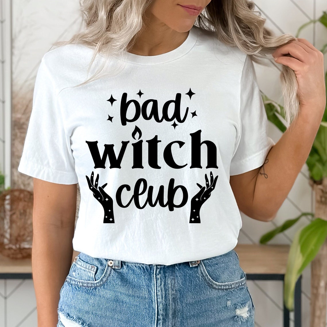Bad Witch Club SVG Clipart Halloween File Mystic Wiccan - Etsy