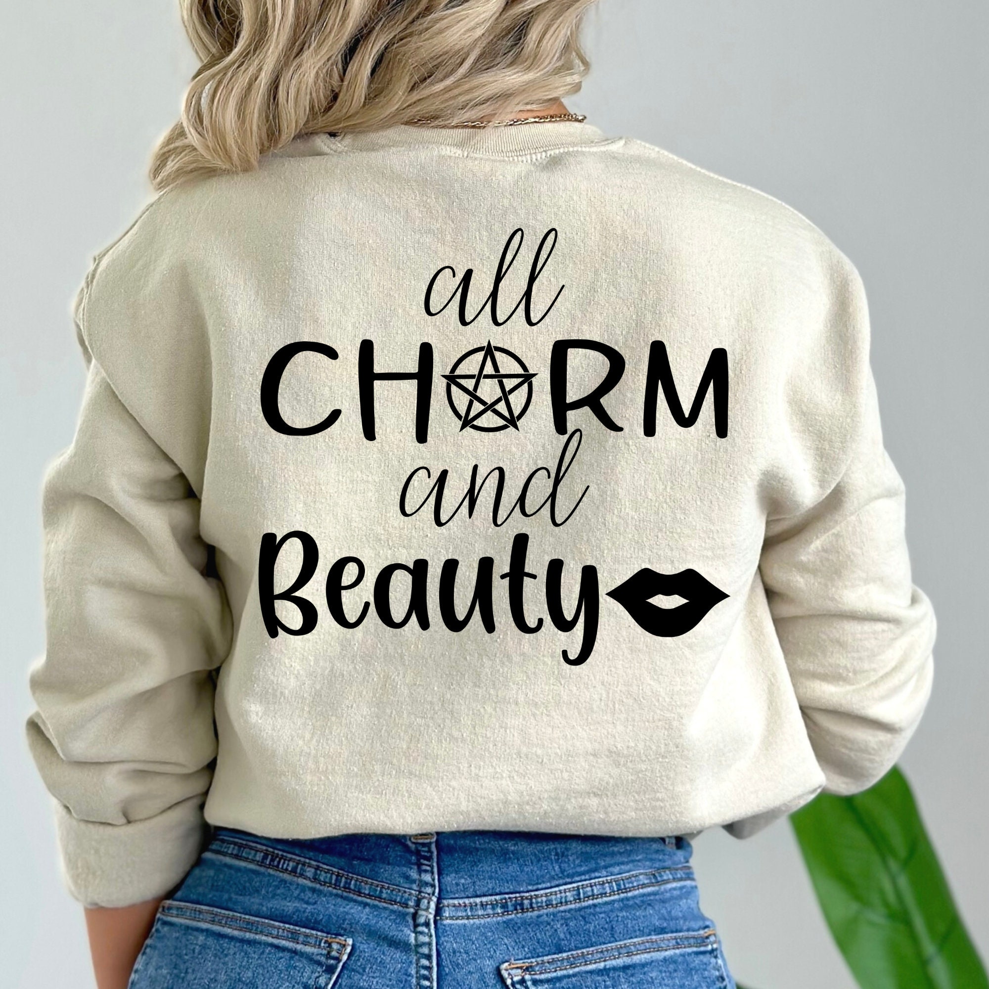 Charmed Witch SVG Clipart Halloween Pretty Wiccan Halloween - Etsy