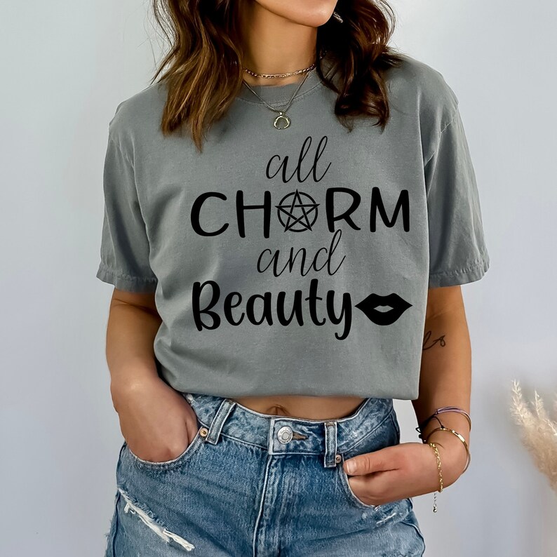 Charmed Witch SVG Clipart Halloween Pretty Wiccan Halloween - Etsy