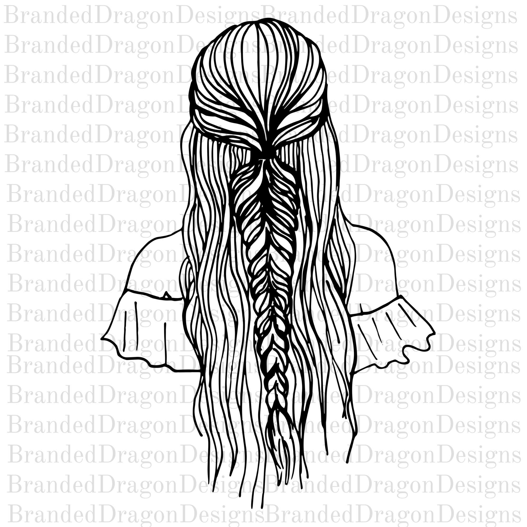 Braid Hairstyles BUNDLE SVG Sublimation - Hairstylist SVG Bundle ...