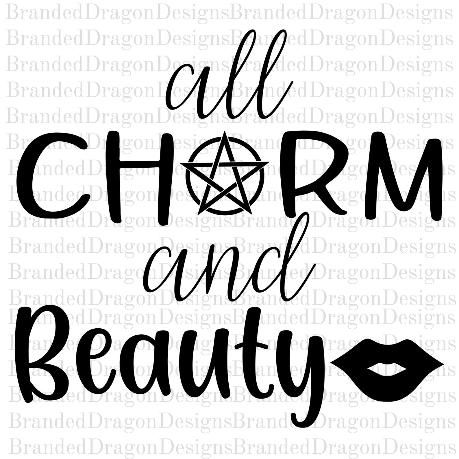 Charmed Witch SVG Clipart Halloween Pretty Wiccan Halloween - Etsy