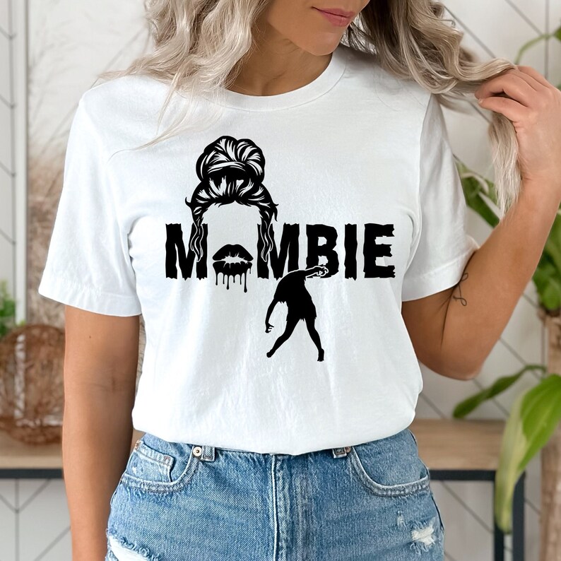 SVG Mombie Halloween Clipart - Momster SVG Png - Mama Monster Zombie ...