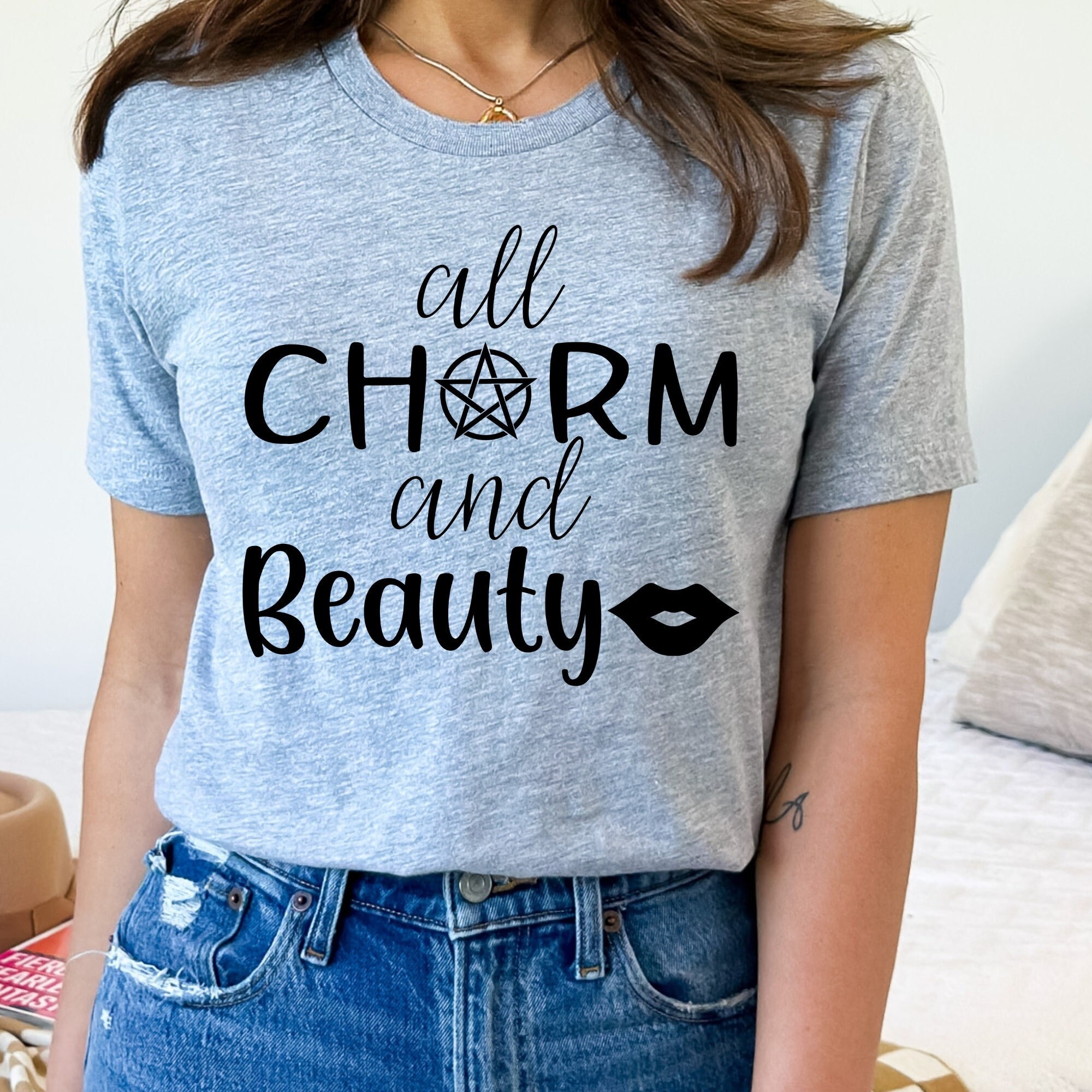 Charmed Witch SVG Clipart Halloween Pretty Wiccan Halloween - Etsy