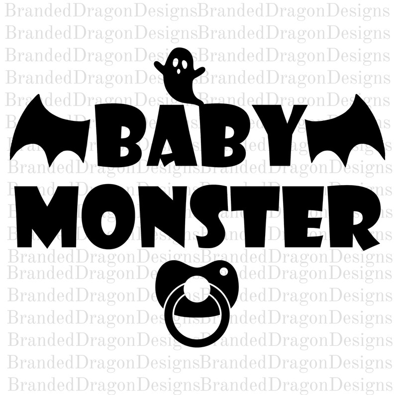 Monster Family Halloween SVG Clipart - Momster Dadcula SVG Png - Little ...