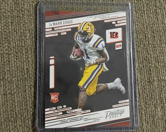 Jamar Chase Rookie Card - Etsy