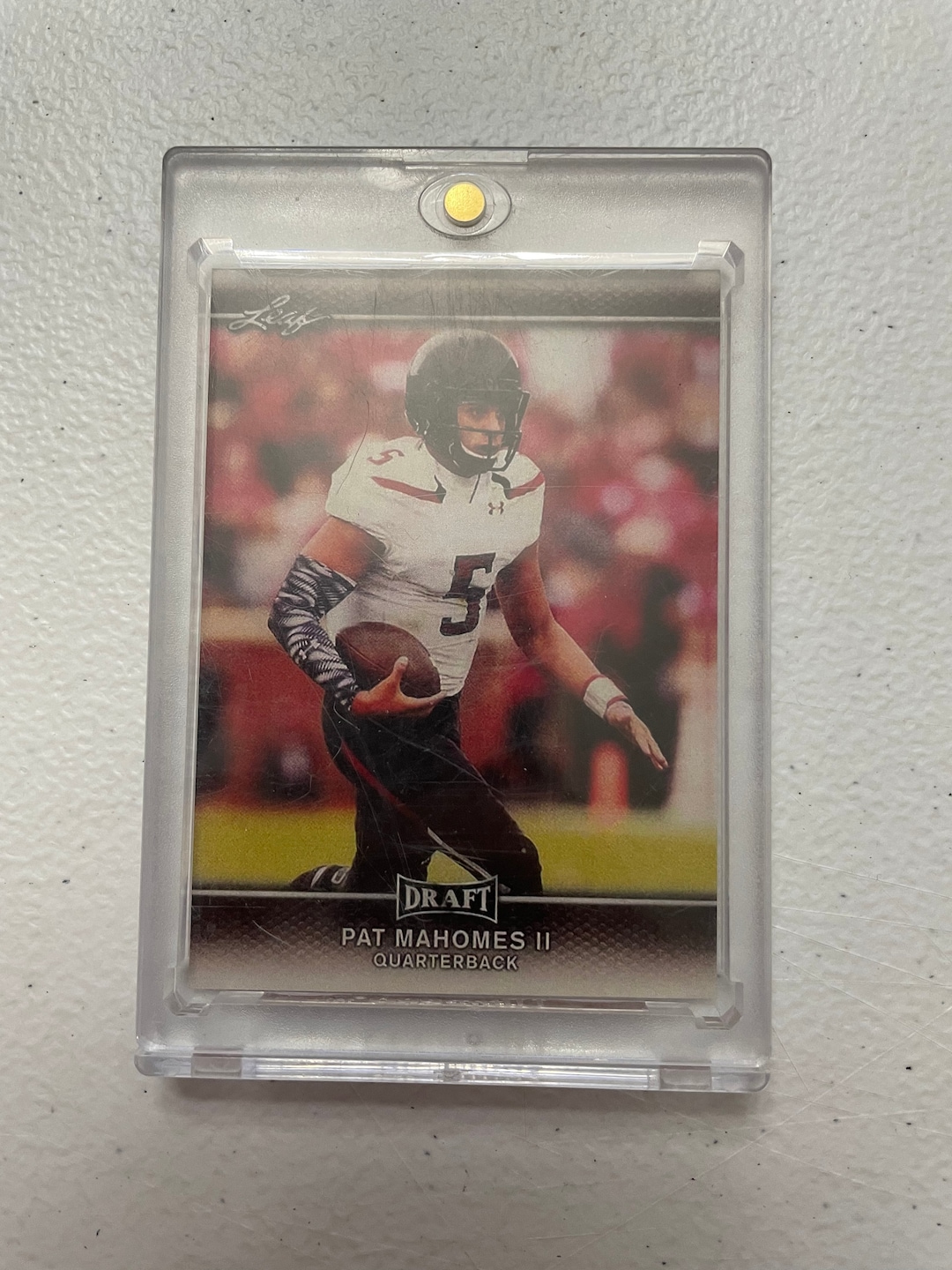 Pat Mahomes Rookie Card leaf - Etsy