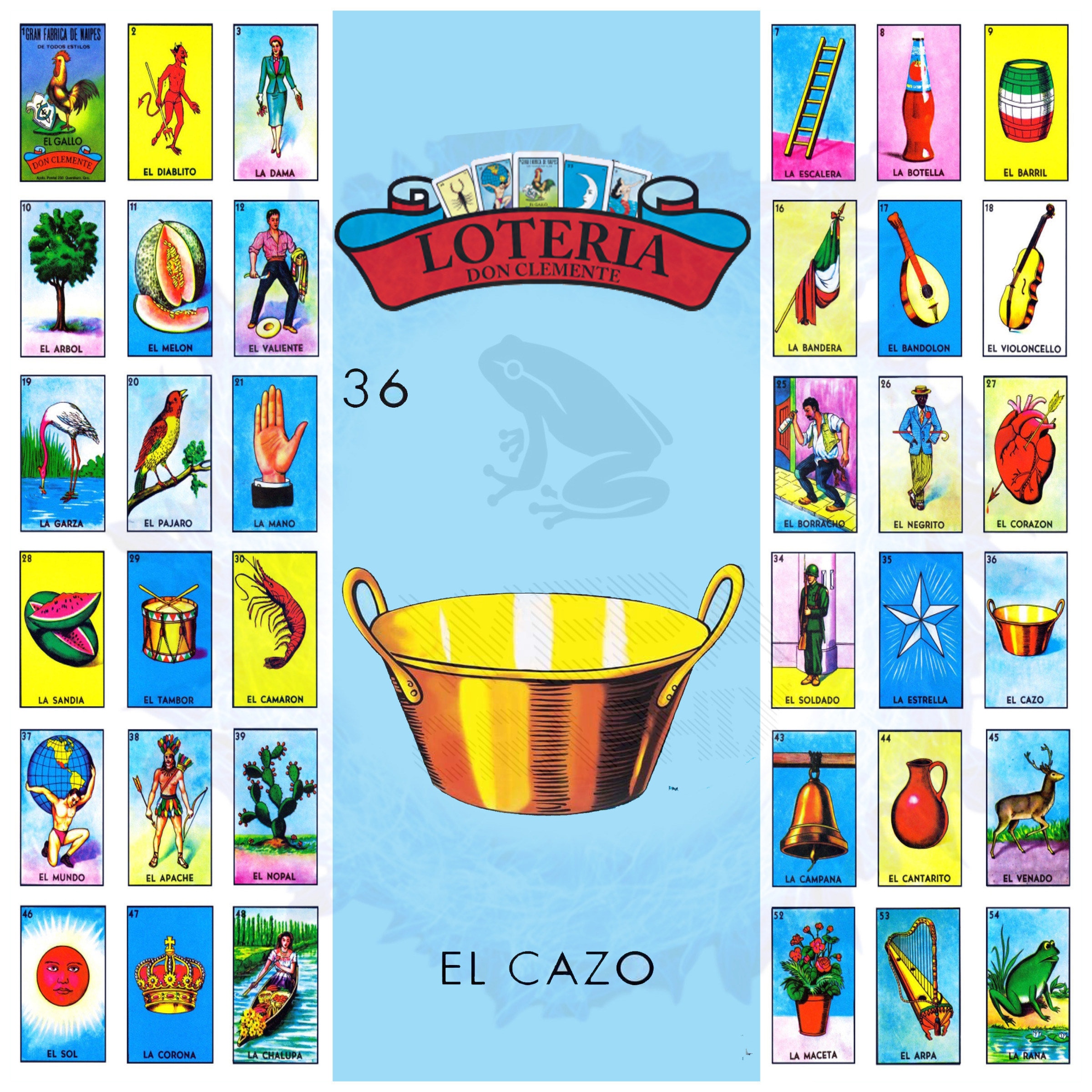 Loteria "el Cazo" Digital File - Etsy