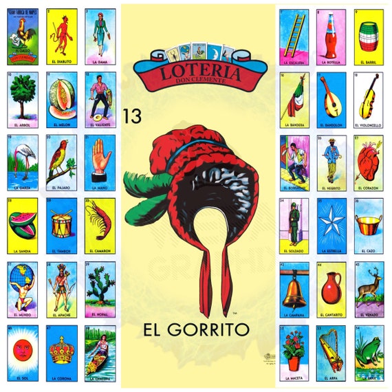 Loteria el Gorrito Digital File - Etsy