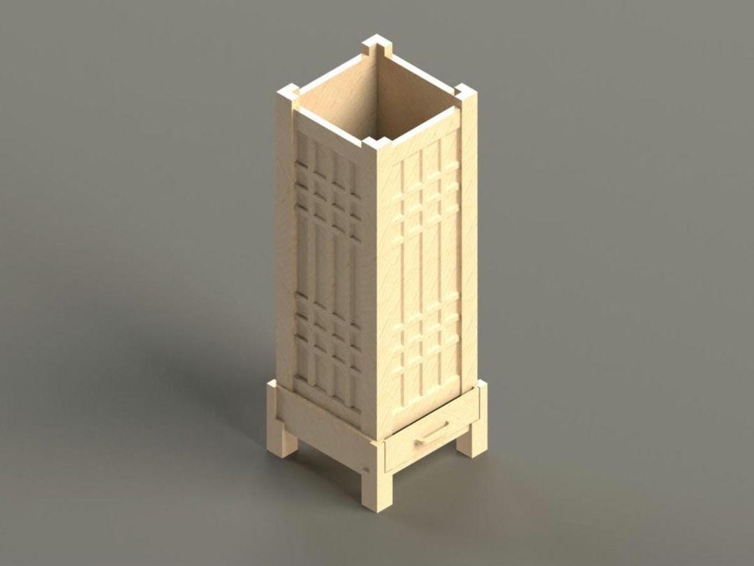 Oriental Indoor Planter Pot 3D STL Files | Digital Download for 3D ...