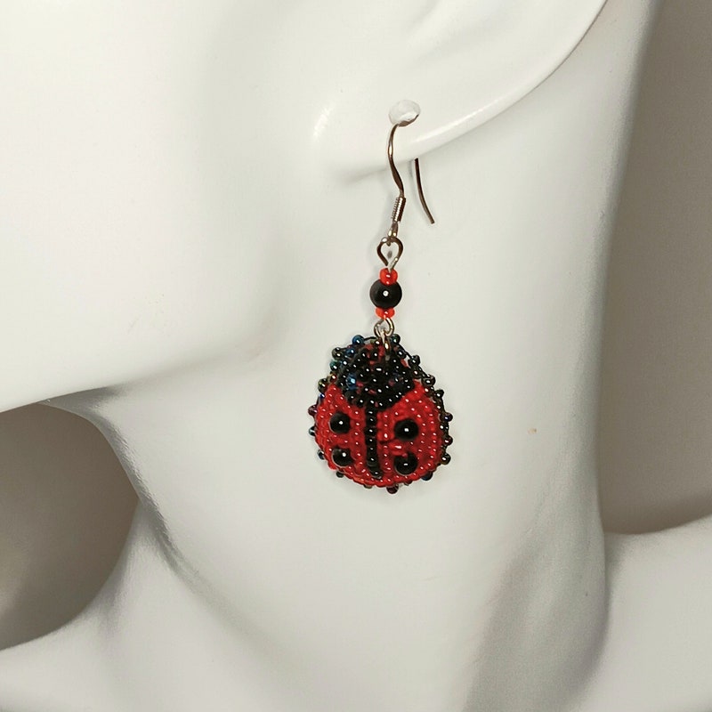 Lady Bug Beads - Etsy