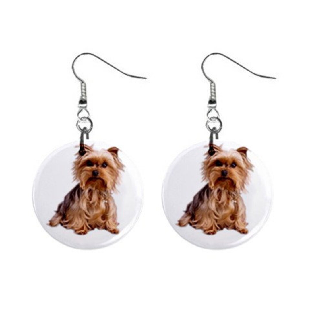 Yorkie Yorkshire Terrier Dog Pet Jewelry Metal Button Novelty - Etsy