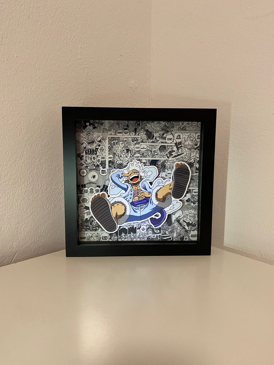 Anime Shadow Box Photo Frame Luffy Gear 5 Special Edition - Etsy