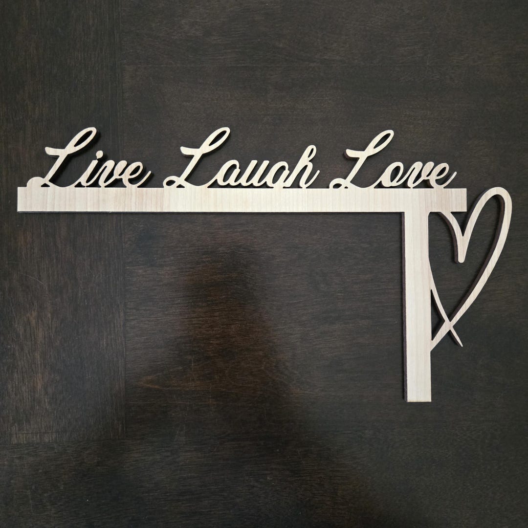 Live Laugh Love Wooden Door Corner | Inspirational Home Decor - Etsy