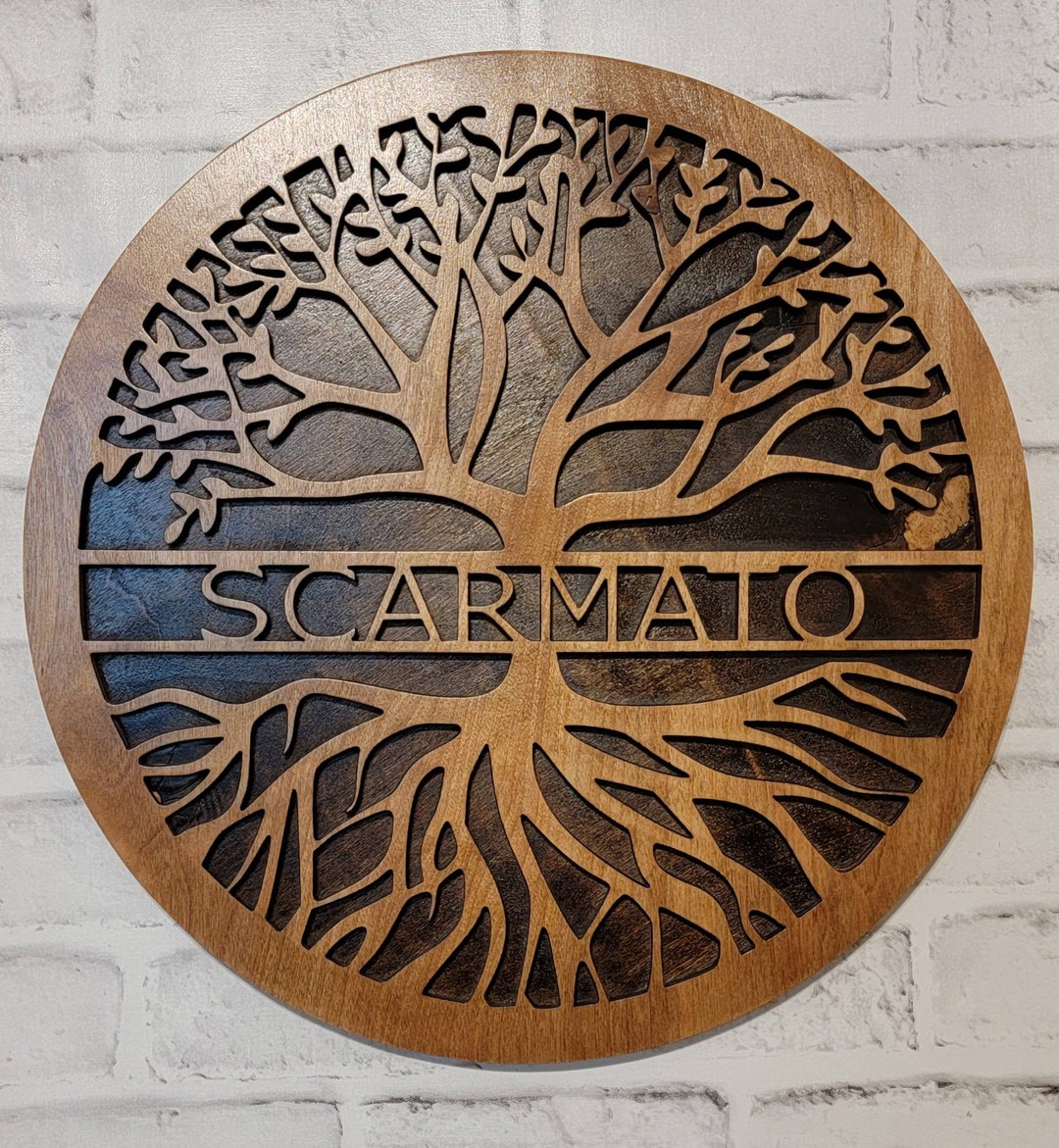 Laser Cut Tree of Life Sign: Personalized Wooden Wall Decor - Etsy