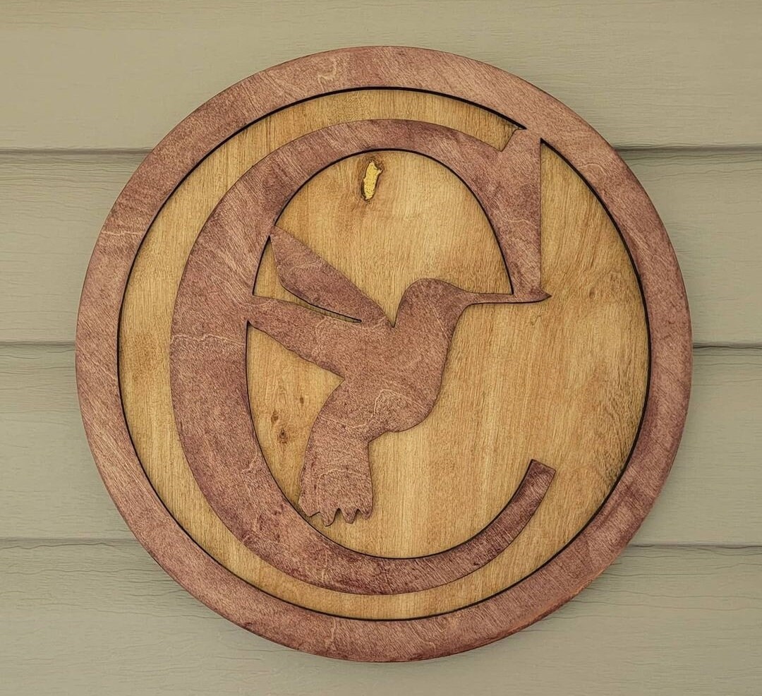 Letter Sign-hummingbird Sign-home Décor-welcome Sign, Plaque-wooden ...