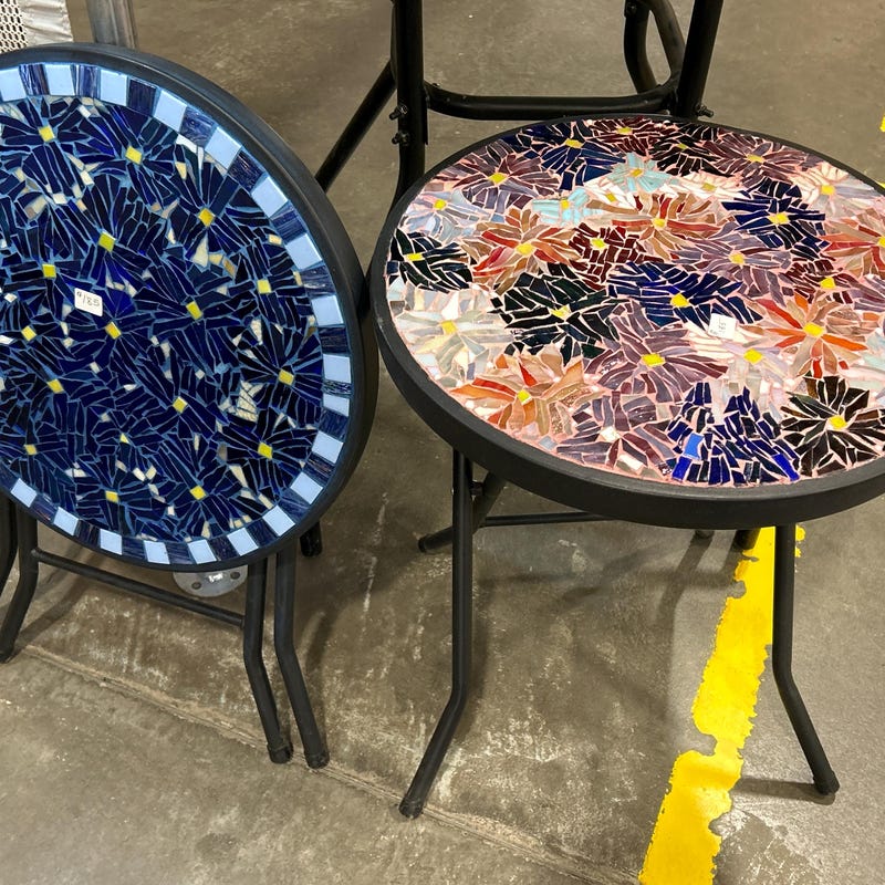 Outdoor Mosaic Table - Etsy
