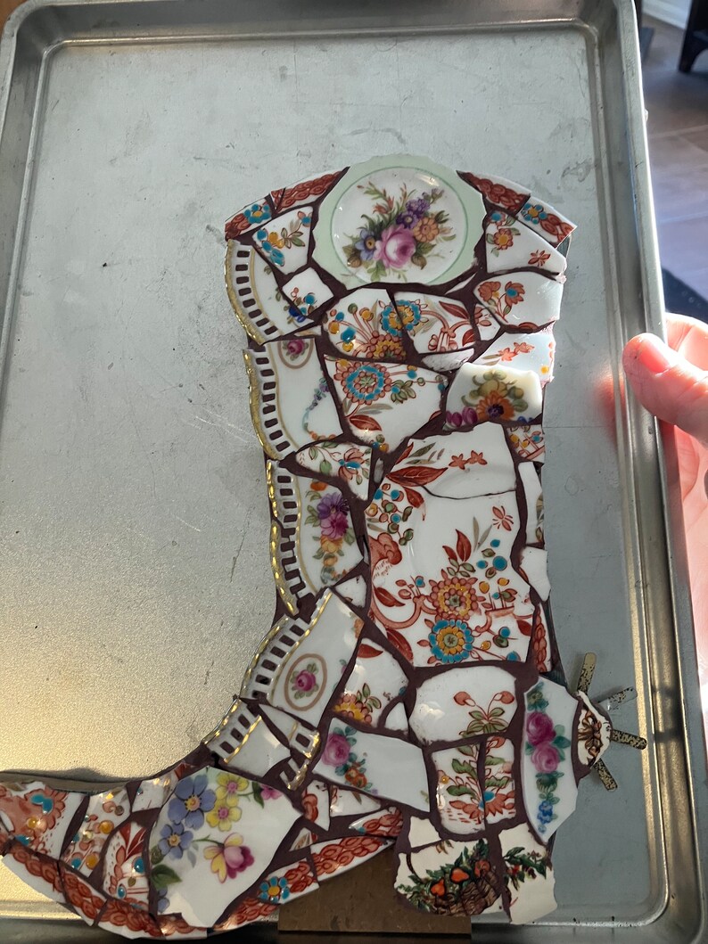 Cowboy Boot Mosaic Multicolored - Etsy