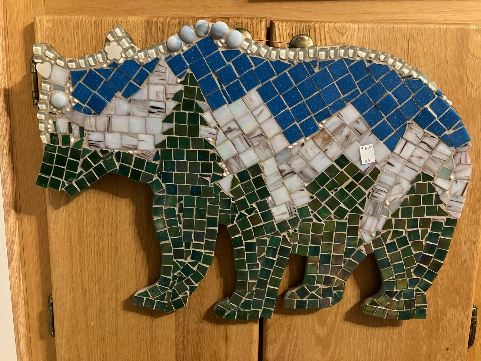 CLEARANCE Large Bear Mosaic Picassiette - Upcycled Broken China ...