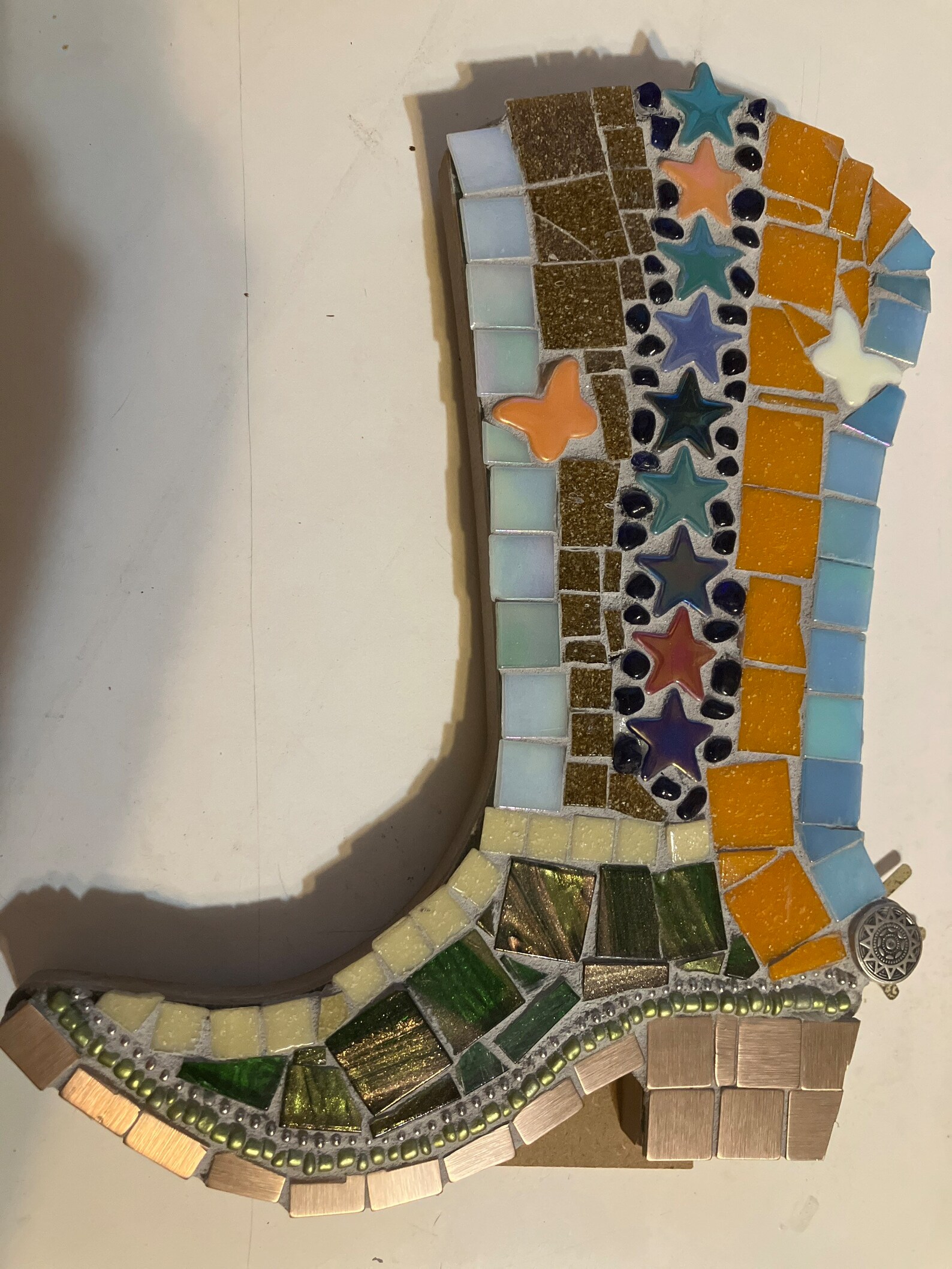 Cowboy Boot Mosaic Multicolored - Etsy