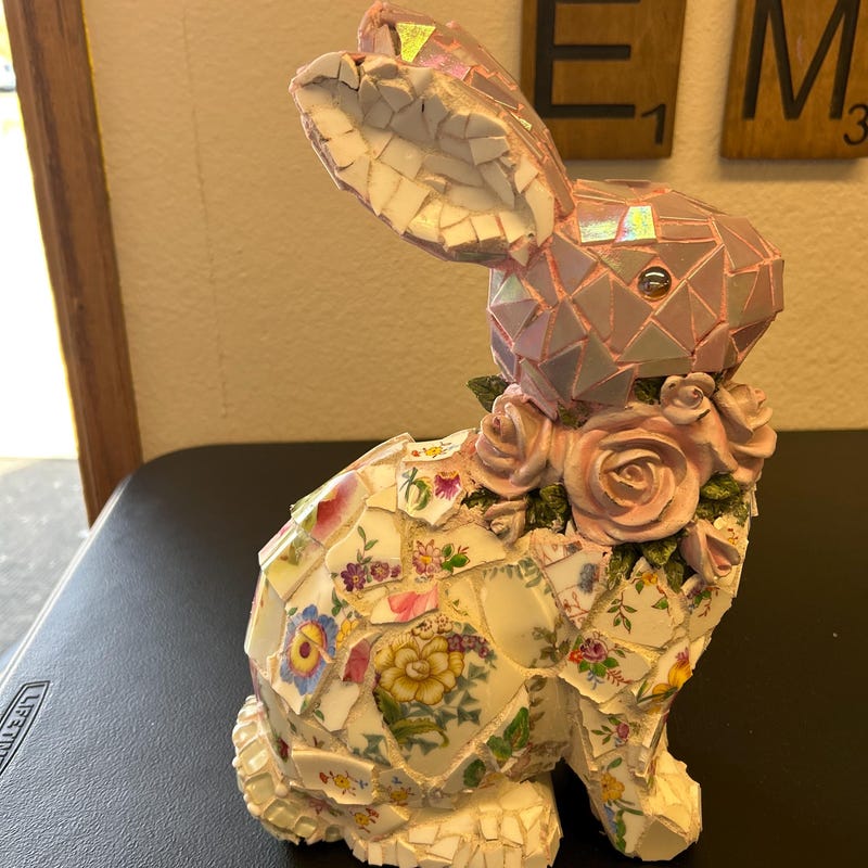 Mosaic Bunny - Etsy