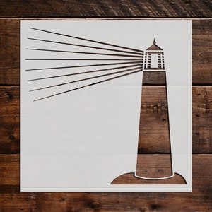 Lighthouse Stencil, Reusable Lighthouse Stencil, Art Stencil, DIY Craft ...