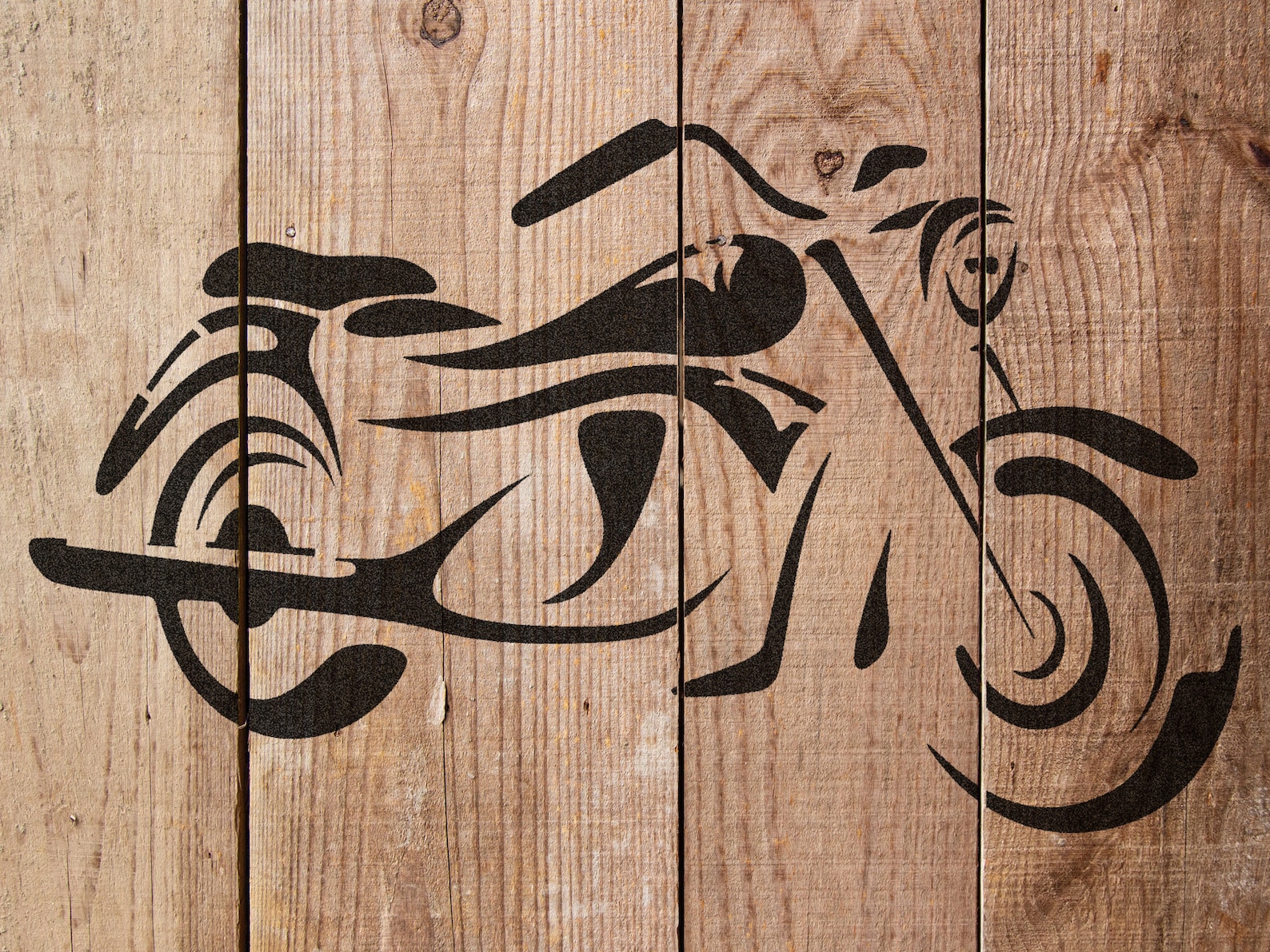 Motorcycle Stencil Reusable Motorcycle Stencil Art Stencil | Etsy